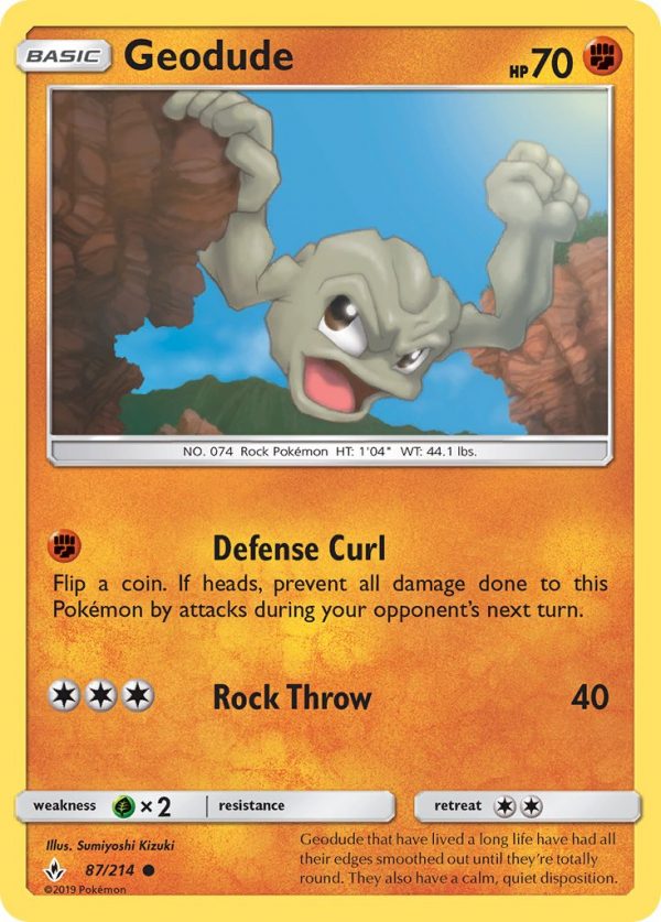 Geodude 87/214 - Wert, Bild & Seltenheit | Pokemonkarte.de