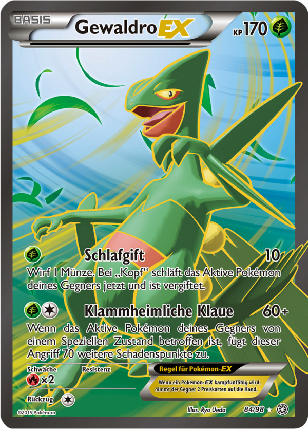 Gewaldro-EX 84/98 - Wert, Bild & Seltenheit | Pokemonkarte.de