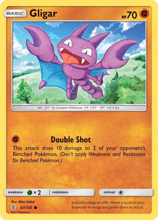 Gligar 67/145 - Wert, Bild & Seltenheit | Pokemonkarte.de