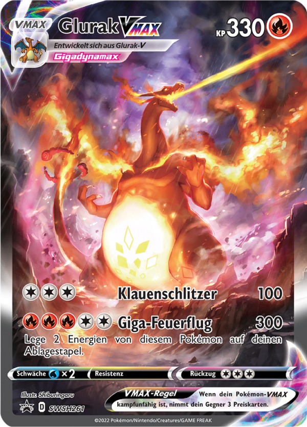 Komplette Übersicht aller deutschen VMAX Pokémon-Karten mit Werten - Pokemonkarte