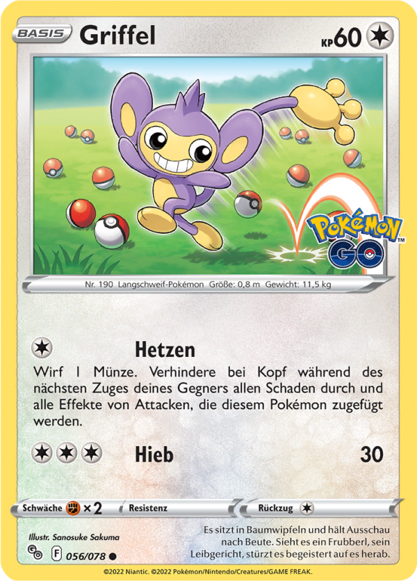 Griffel 056/078 - Wert, Bild & Seltenheit | Pokemonkarte.de