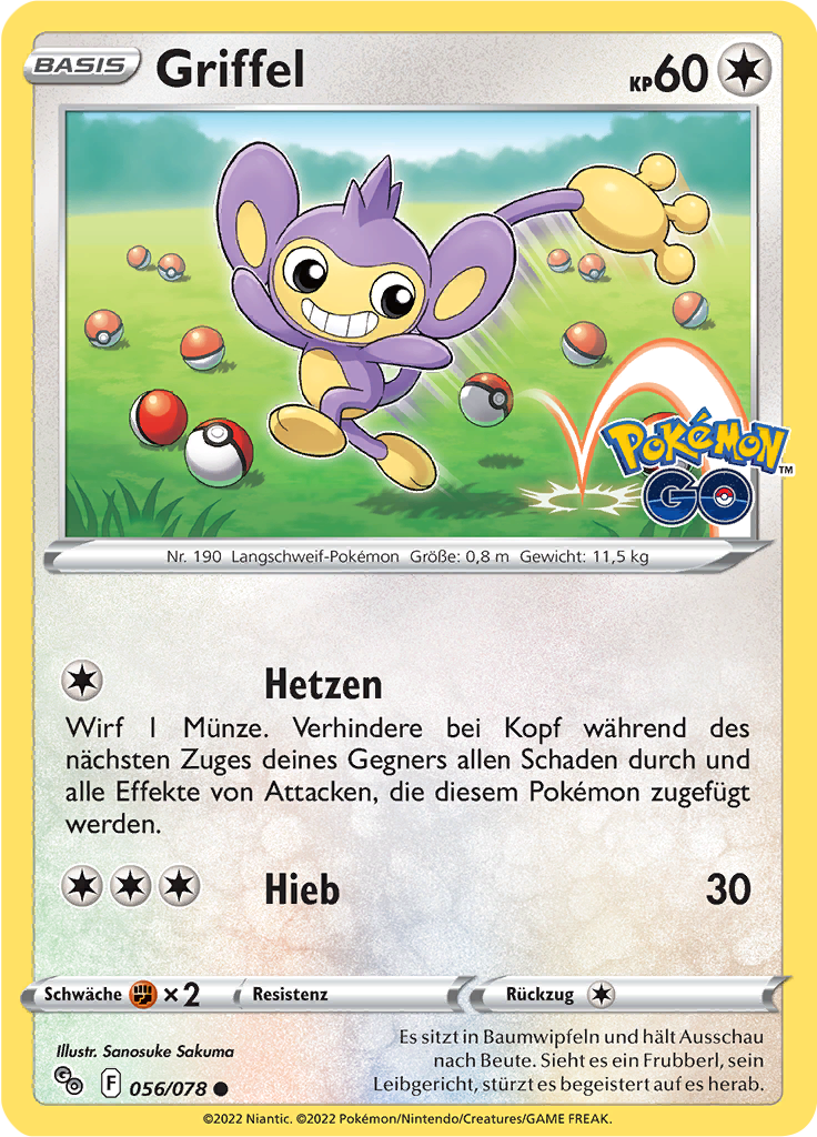Griffel 056/078 - Wert, Bild & Seltenheit | Pokemonkarte.de