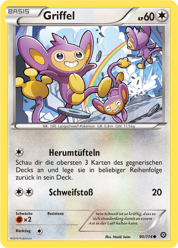 Griffel 90/114 - Wert, Bild & Seltenheit | Pokemonkarte.de