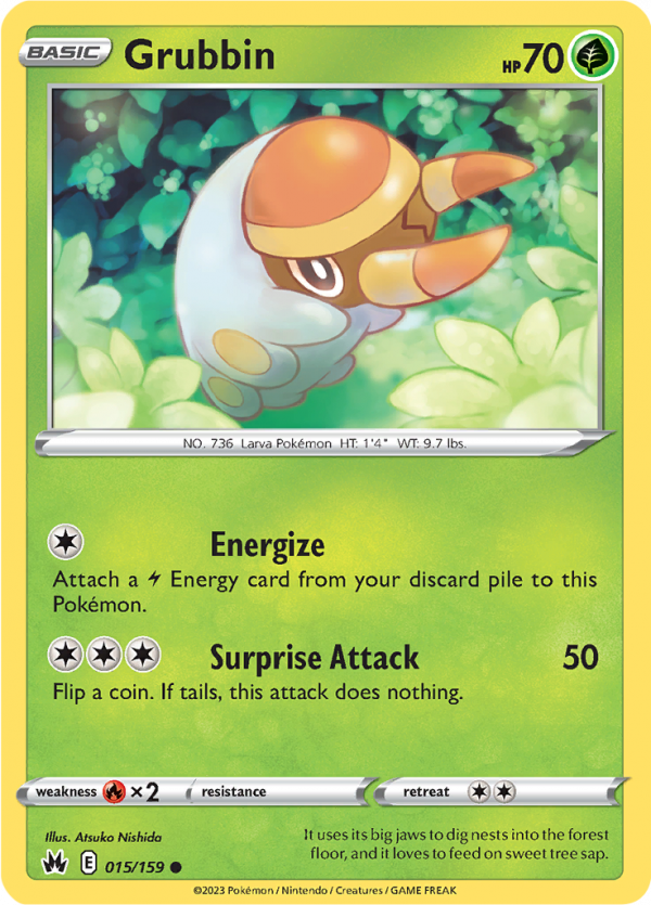 Grubbin 015/159 - Wert, Bild & Seltenheit | Pokemonkarte.de