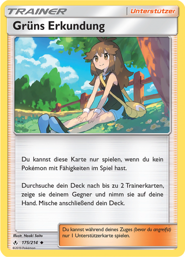 Grüns Erkundung 175/214 - Wert, Bild & Seltenheit | Pokemonkarte.de