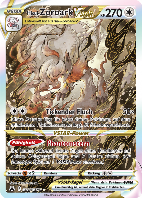 Hisui-Zoroark VSTAR GG56/GG70 - Wert, Bild & Seltenheit | Pokemonkarte.de