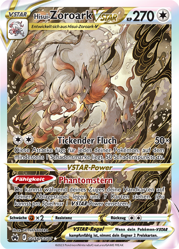 Hisui-Zoroark VSTAR GG56/GG70 - Wert, Bild & Seltenheit | Pokemonkarte.de