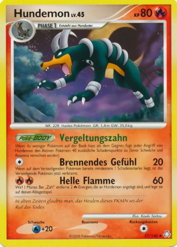 Hundemon 57/146 - Wert, Bild & Seltenheit | Pokemonkarte.de