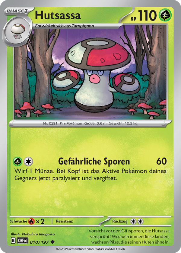 Hutsassa 010/197 - Wert, Bild & Seltenheit | Pokemonkarte.de