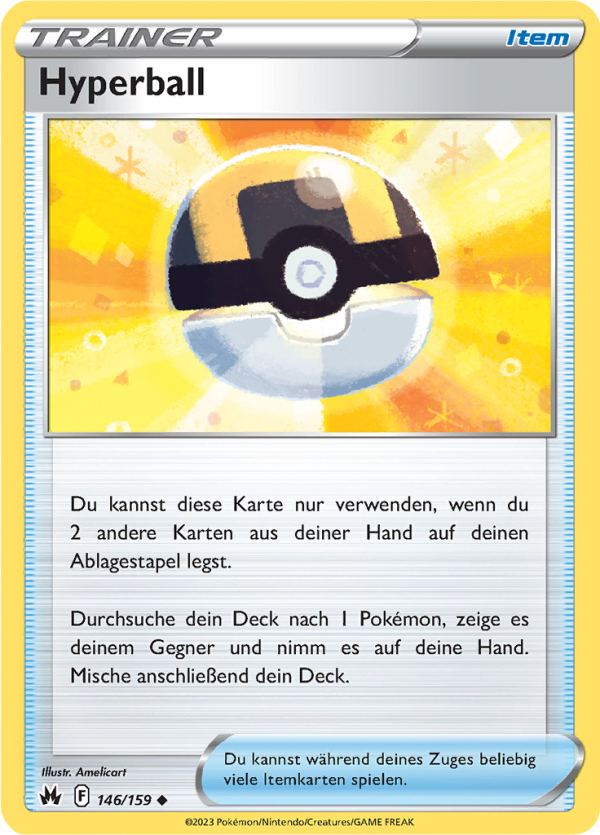 Hyperball 146/159 - Wert, Bild & Seltenheit | Pokemonkarte.de