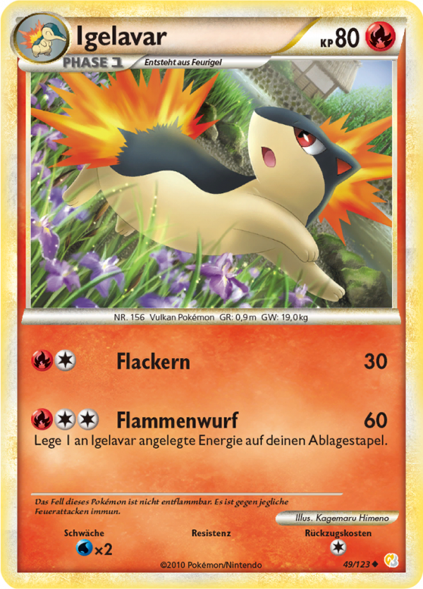 Igelavar 49/123 - Wert, Bild & Seltenheit | Pokemonkarte.de