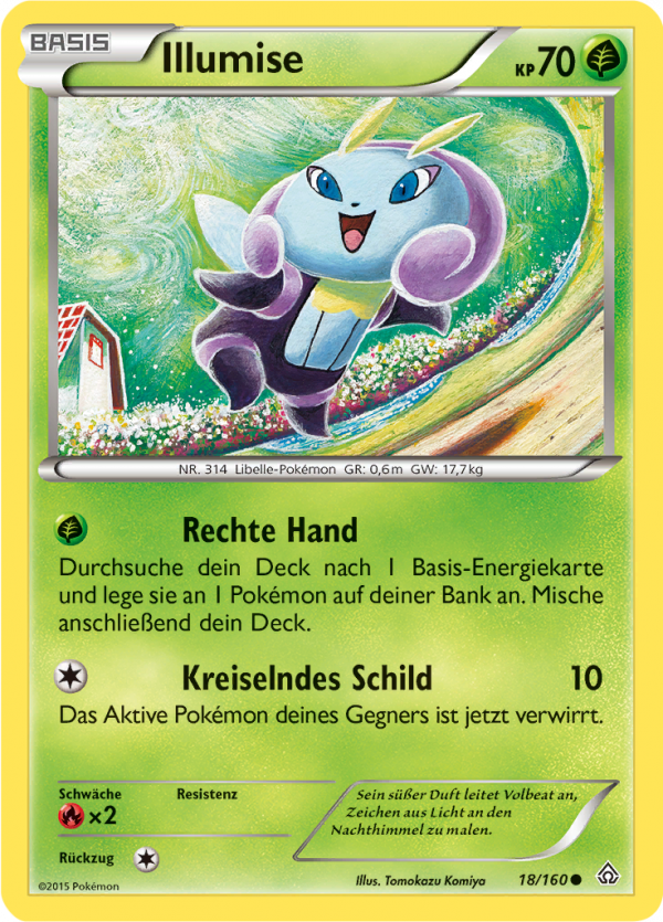 Illumise 18/160 - Wert, Bild & Seltenheit | Pokemonkarte.de