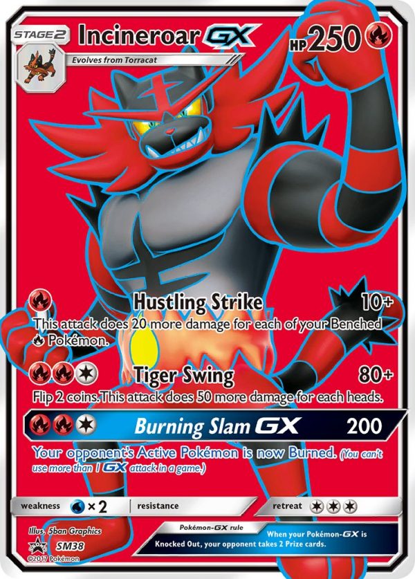 Incineroar-GX SM38 - Wert, Bild & Seltenheit | Pokemonkarte.de