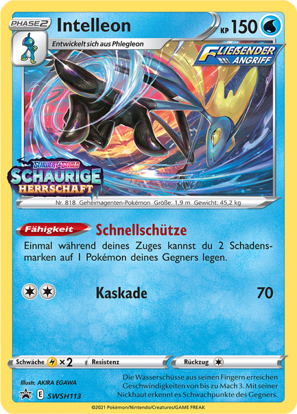 Intelleon SWSH113 - Wert, Bild, Künstler & Seltenheit | Pokemonkarte.de