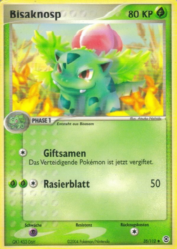 Bisaknosp 35/112 - Wert, Bild & Seltenheit | Pokemonkarte.de