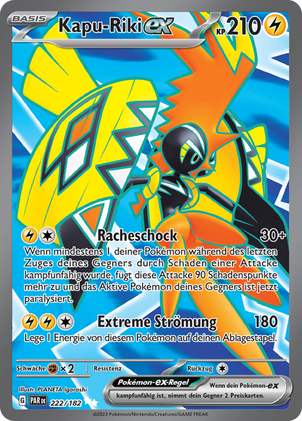 Kapu-Riki-ex 222/182 - Wert, Bild & Seltenheit | Pokemonkarte.de