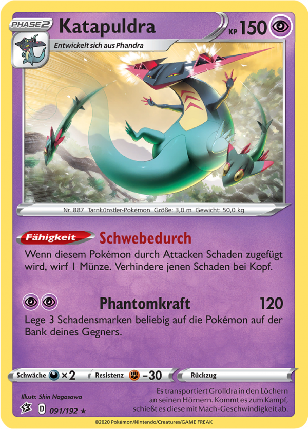 Katapuldra-ex 130/167 - Wert, Bild & Seltenheit | Pokemonkarte.de