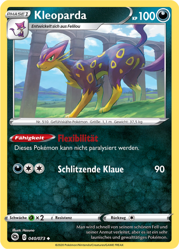 Kleoparda 040/073 - Wert, Bild & Seltenheit | Pokemonkarte.de