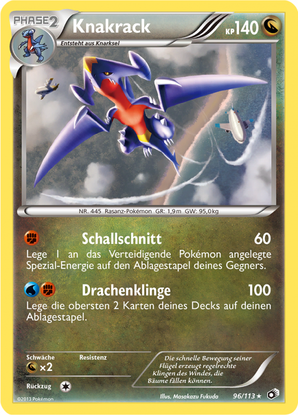 Knakrack 96/113 - Wert, Bild & Seltenheit | Pokemonkarte.de