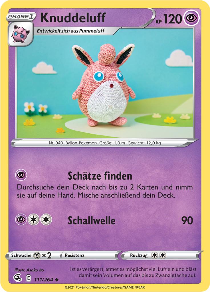 Knuddeluff 111/264 - Wert, Bild & Seltenheit | Pokemonkarte.de