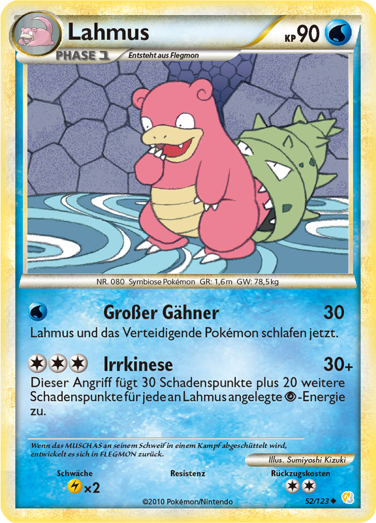 Lahmus 52/123 - Wert, Bild & Seltenheit | Pokemonkarte.de