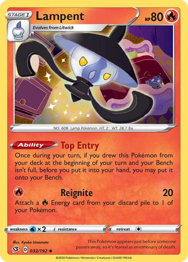 Lampent 032/192 - Wert, Bild & Seltenheit | Pokemonkarte.de