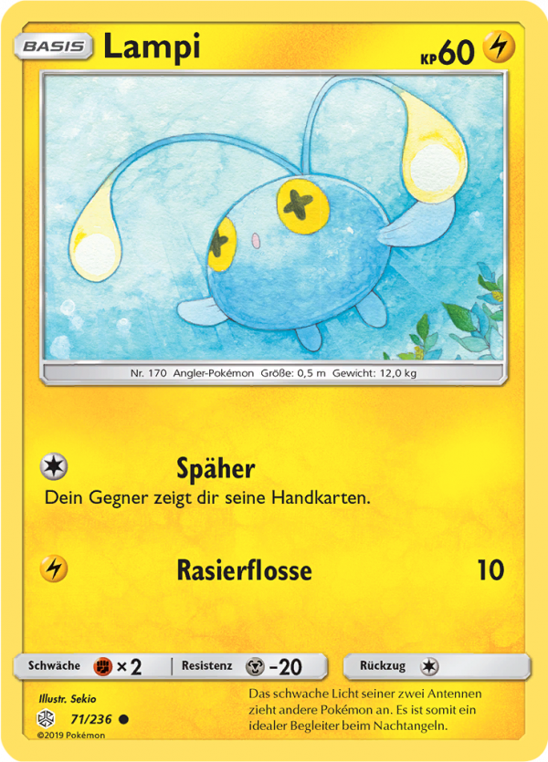 Lampi 71/236 - Wert, Bild & Seltenheit | Pokemonkarte.de