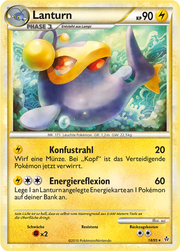 Lanturn 18/95 - Wert, Bild, Künstler & Seltenheit | Pokemonkarte.de