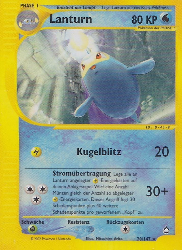 Lanturn 20/147 - Wert, Bild & Seltenheit | Pokemonkarte.de