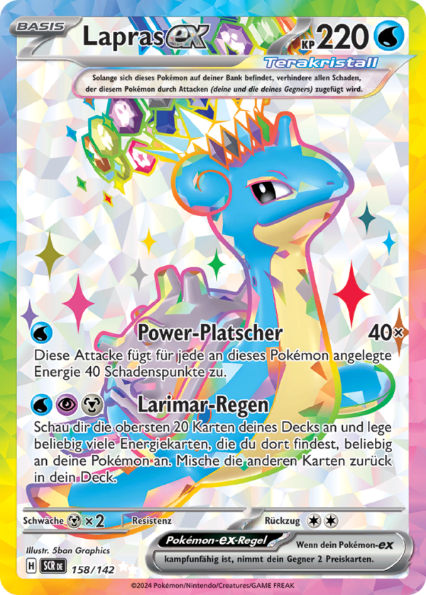 Lapras 158/142 - Wert, Bild & Seltenheit | Pokemonkarte.de