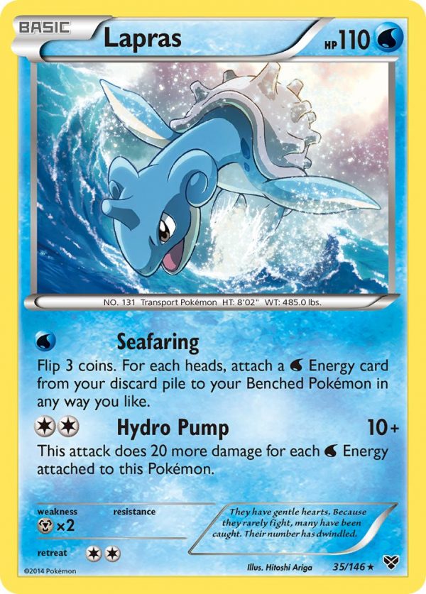 Lapras ex 032/142 - Wert, Bild & Seltenheit | Pokemonkarte.de