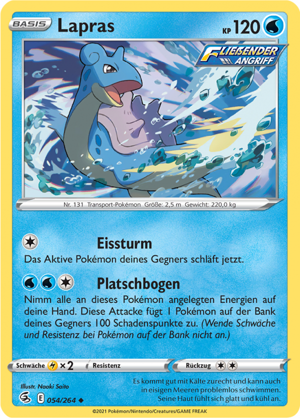 Lapras 054/264 - Wert, Bild & Seltenheit | Pokemonkarte.de