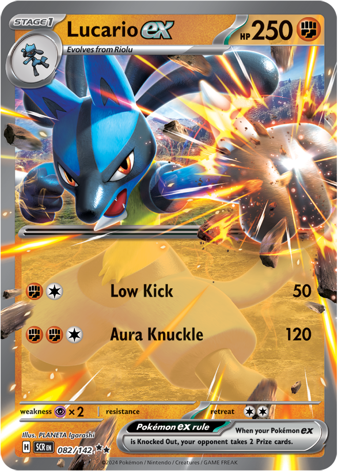Lucario ex 082/142 - Wert, Bild & Seltenheit | Pokemonkarte.de