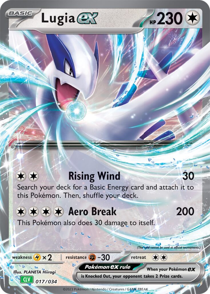 Lugia ex 017/034 - Wert, Bild & Seltenheit | Pokemonkarte.de