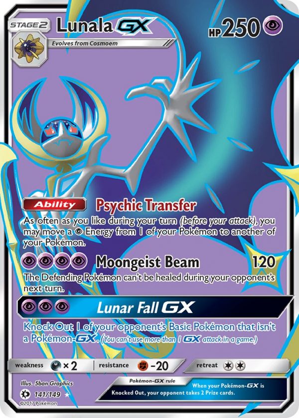 Lunala-GX 141/149 - Wert, Bild & Seltenheit | Pokemonkarte.de