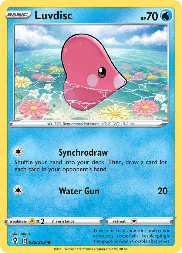 Luvdisc 039/203 - Wert, Bild & Seltenheit | Pokemonkarte.de
