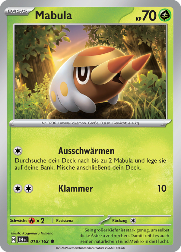 Mabula 018/162 - Wert, Bild & Seltenheit | Pokemonkarte.de