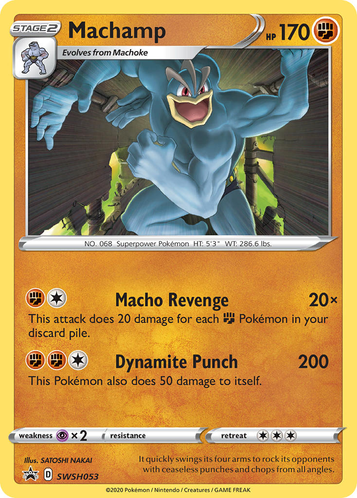Machamp SWSH053 - Wert, Bild & Seltenheit | Pokemonkarte.de