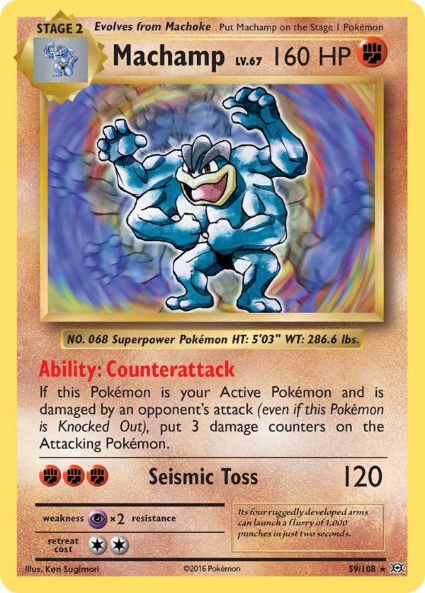 Machamp 59/108 - Wert, Bild & Seltenheit | Pokemonkarte.de