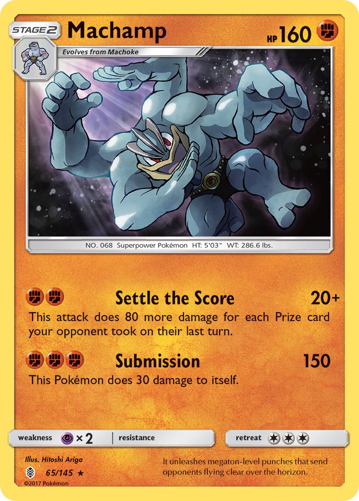 Machamp 65/145 - Wert, Bild, Künstler & Seltenheit | Pokemonkarte.de