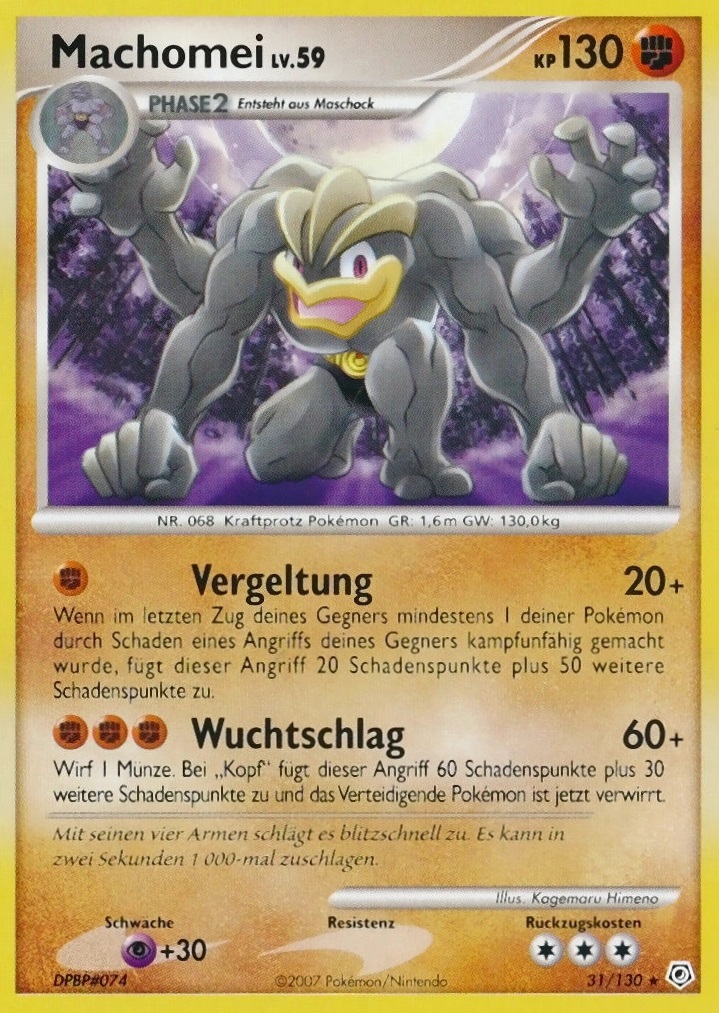 Machomei 31/130 - Wert, Bild & Seltenheit | Pokemonkarte.de
