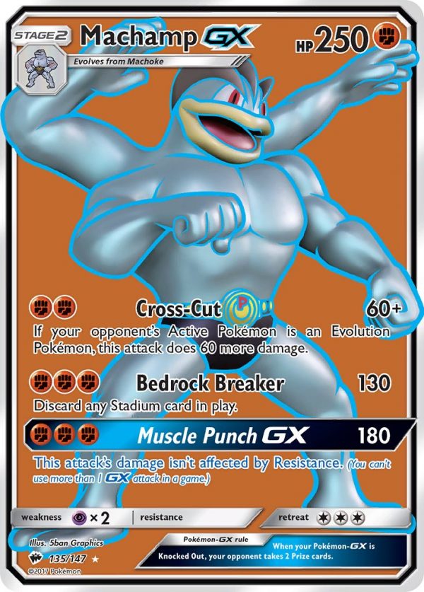 Machamp-GX 135/147 - Wert, Bild & Seltenheit | Pokemonkarte.de