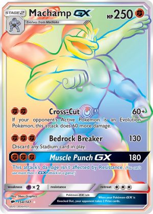 Machamp-GX 154/147 - Wert, Bild & Seltenheit | Pokemonkarte.de