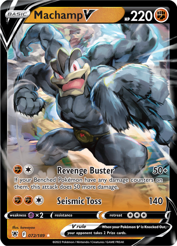 Machamp V 072/189 - Wert, Bild & Seltenheit | Pokemonkarte.de