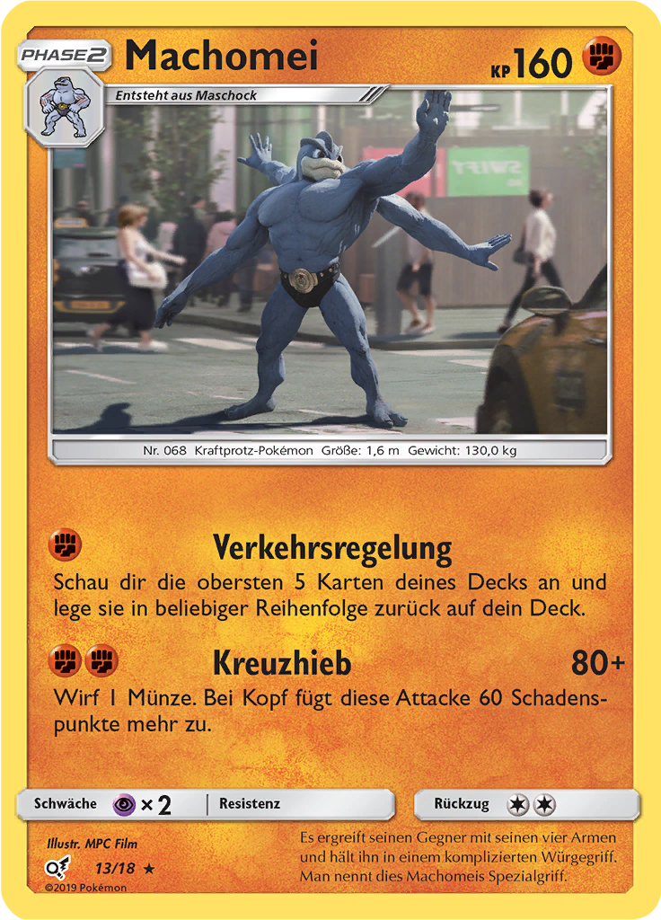 Machomei 13/18 - Wert, Bild & Seltenheit | Pokemonkarte.de
