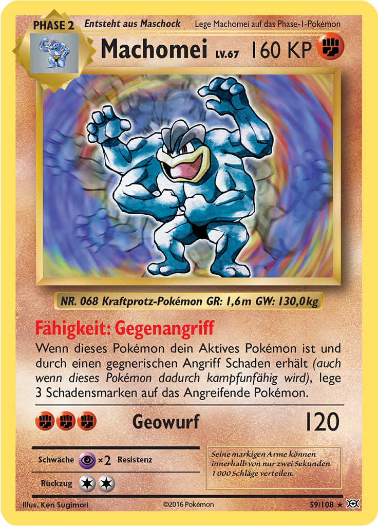 Machomei 59/108 - Wert, Bild & Seltenheit | Pokemonkarte.de