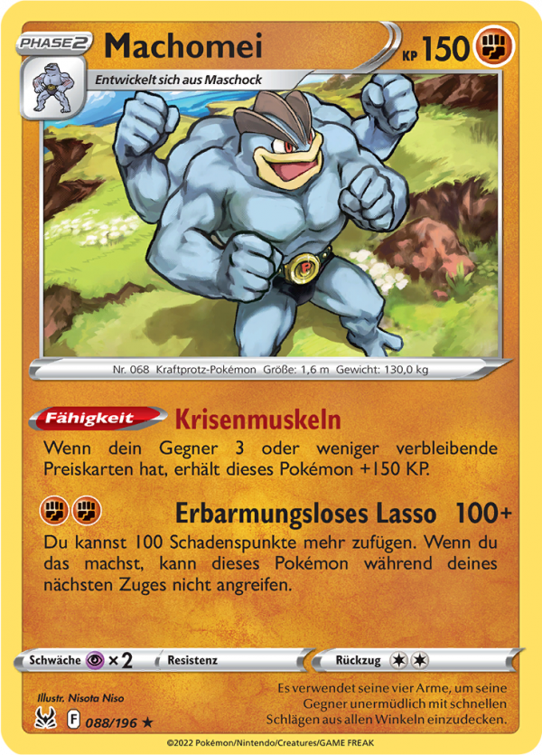 Machomei 088/196 - Wert, Bild & Seltenheit | Pokemonkarte.de