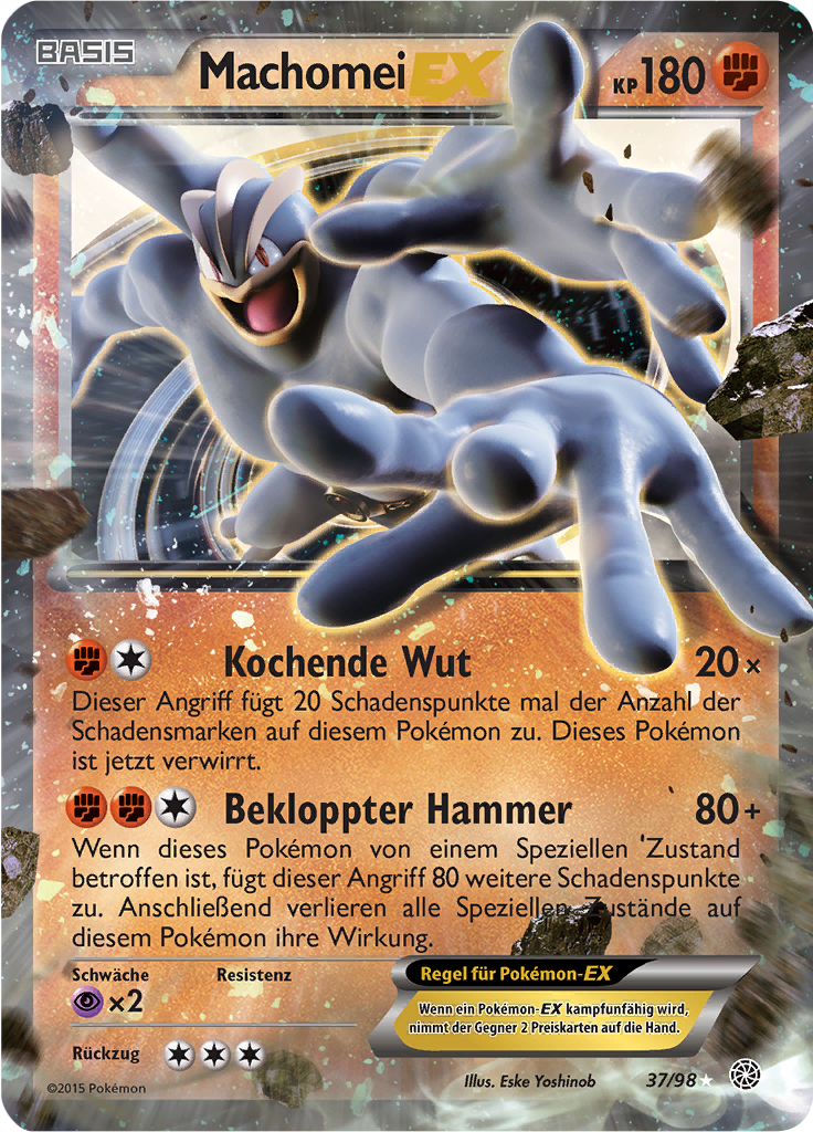 Machomei-EX 37/98 - Wert, Bild & Seltenheit | Pokemonkarte.de