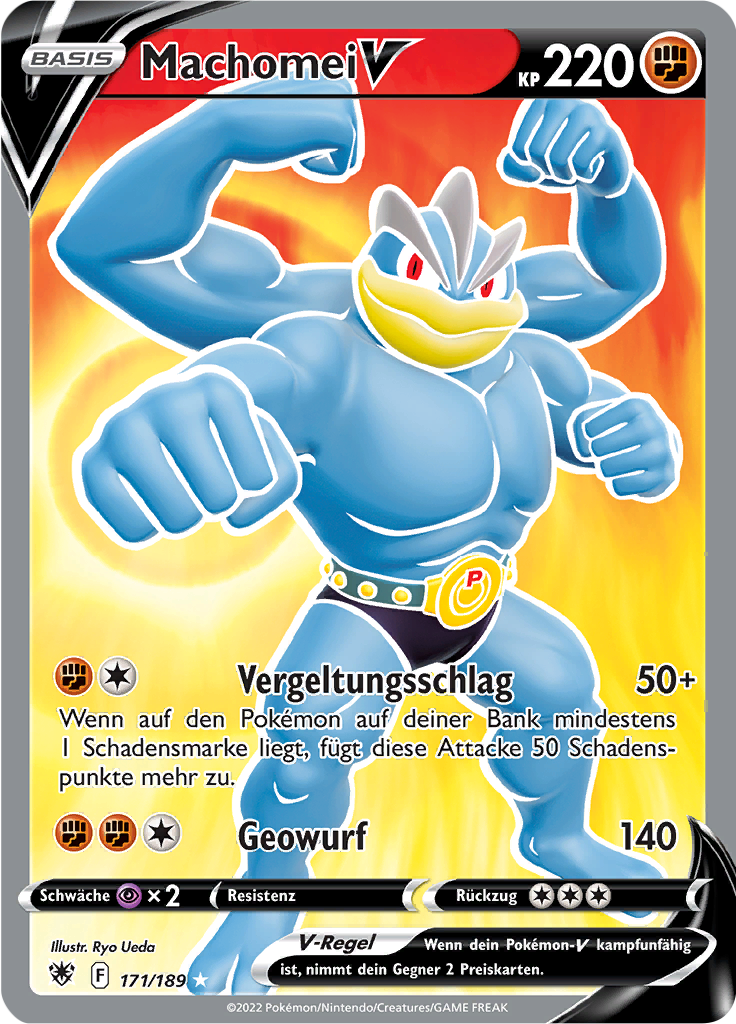 Machomei V 171/189 - Wert, Bild & Seltenheit | Pokemonkarte.de
