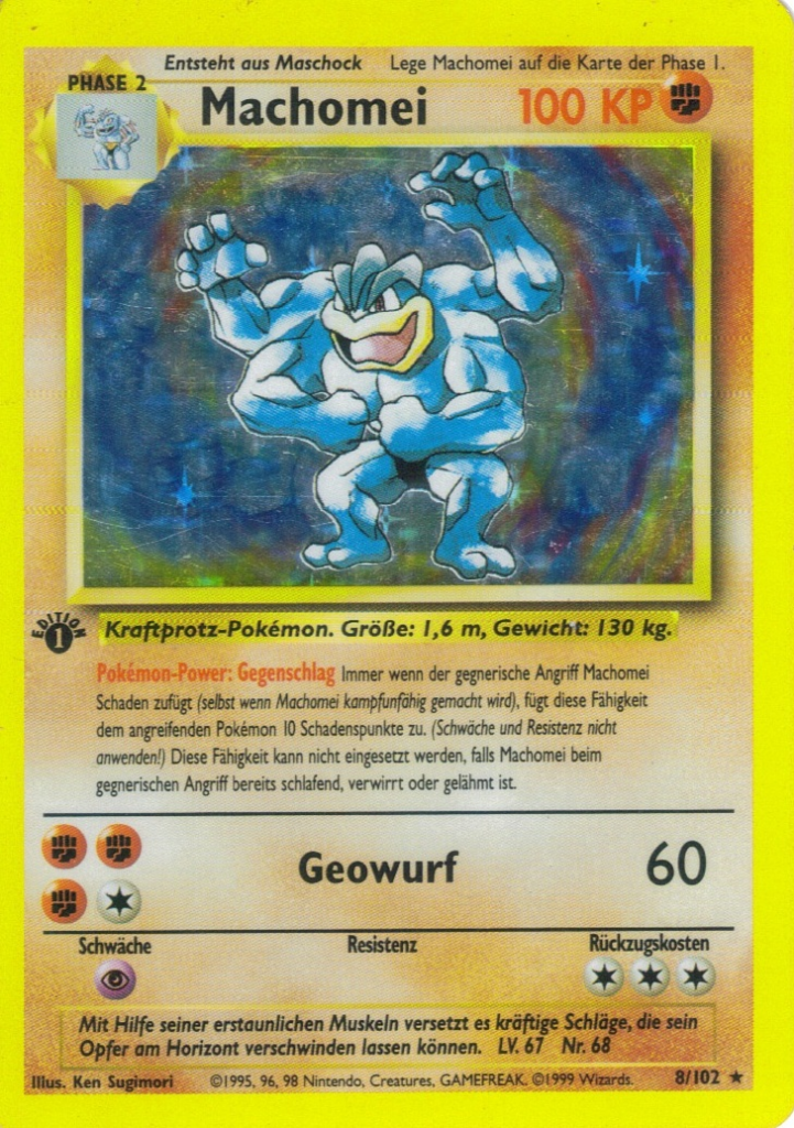 Machomei (#0068) deutsche Pokémon-Karten: Komplette Übersicht mit ...